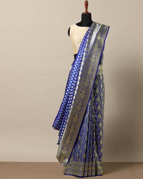 Banarasi Heavy Silk Kataan Butidar Brocade Saree - Price History