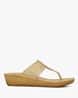 Buy Gold Flat Sandals for Women by INBLU Online | Ajio.com