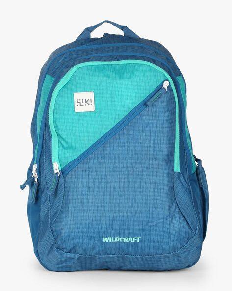 Buy Blue Wildcraft Colourblock Backpack with Padded Shoulder Straps | AJIO