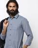 Buy Ink Blue Shirts for Men by ARROW Online | Ajio.com