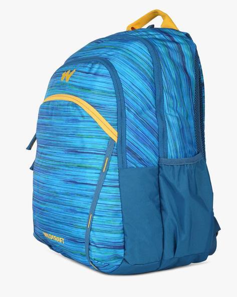 Buy Blue Wildcraft Colourblock Backpack with Branding | AJIO
