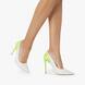 Buy Cream & Green Heeled Shoes for Women by Dune London Online | Ajio.com