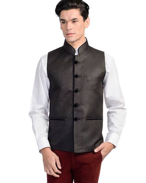 Buy Black WINTAGE Blazer with Insert Pockets | AJIO