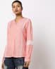 Buy Coral Pink Tops for Women by DNMX Online | Ajio.com