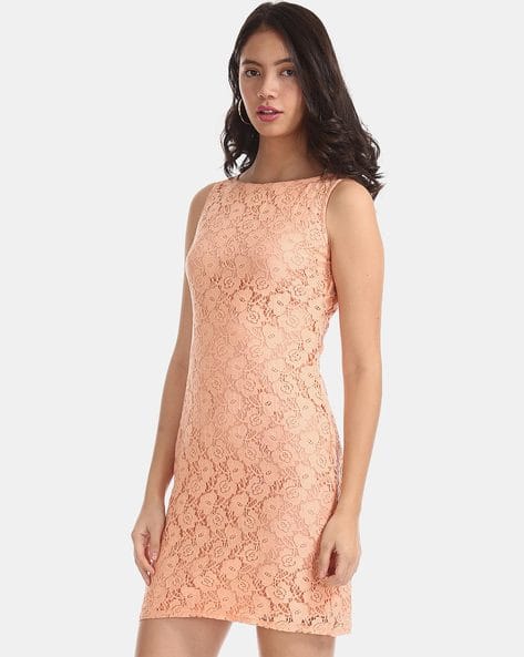 How To Wear Peach Lace Dress: 15 Attractive Outfit Ideas | atelier-yuwa ...