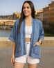 Buy Blue Shrugs & Jackets for Women by LEIA Online | Ajio.com