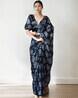 Buy Navy Sarees for Women by GRIVA DESIGNER Online | Ajio.com
