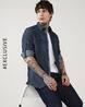 Buy Blue Shirts for Men by ALPHA TRIBE Online | Ajio.com