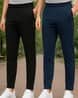 Buy Navy blue Track Pants for Men by Bullmer Online | Ajio.com