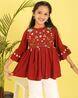 Buy Maroon Tops & Tunics for Girls by Ishti Online | Ajio.com