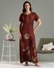 Buy Golden Brown Nightshirts&Nighties for Women by 9shines Label Online ...