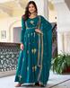 Buy Blue Kurta Suit Sets for Women by GRIVA DESIGNER Online | Ajio.com