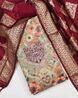 Buy Peach Dress Material for Women by GRIVA DESIGNER Online | Ajio.com