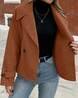 Buy Rust Jackets & Coats for Women by Outzidr Global Online | Ajio.com