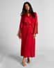 Buy Hunkemoller Lace Kimono Long Satin Robe | Chili Pepper Color Women ...