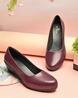 Buy Maroon Heeled Shoes for Women by XE LOOKS Online | Ajio.com